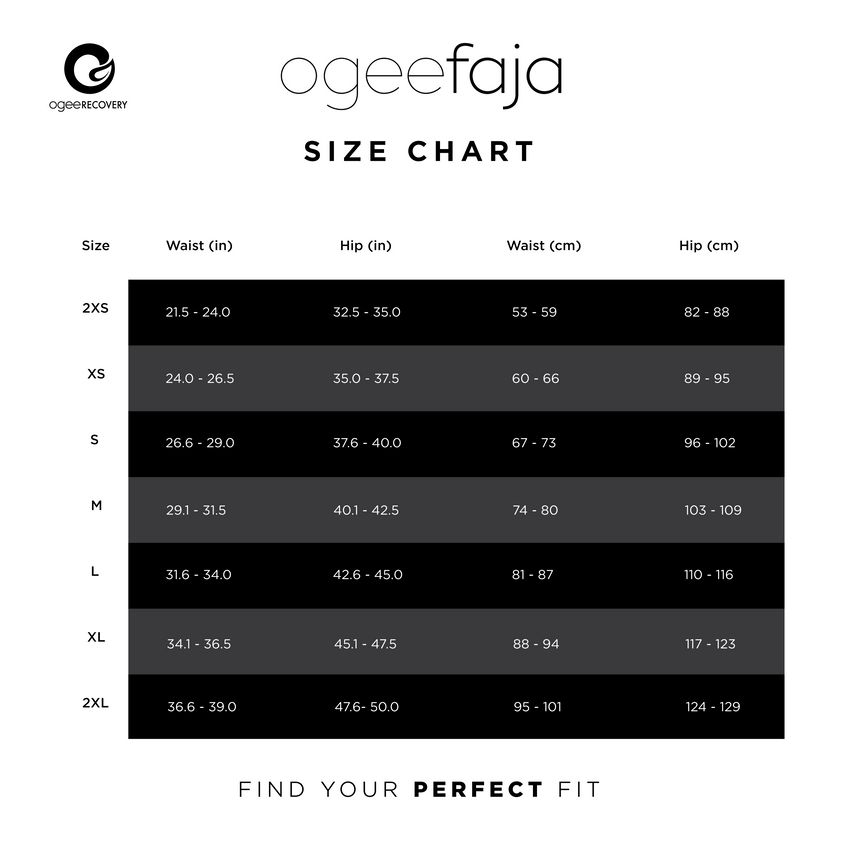 Colombian Ogee Faja for Full Body Post Surgery Recovery Compression ...
